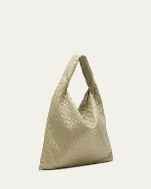 Bottega Veneta Large Hop Shoulder Bag - Travertine