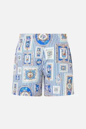 Camilla Mid-length Boardshort With Fixed Waist
