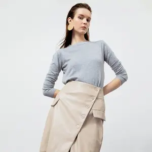 ATS Amara Ribbed Knit Pullover Top