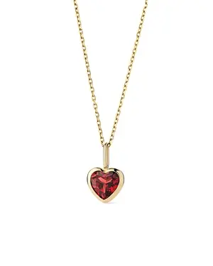 ANA LUISA Heirloom Heart Yellow Gold Necklace