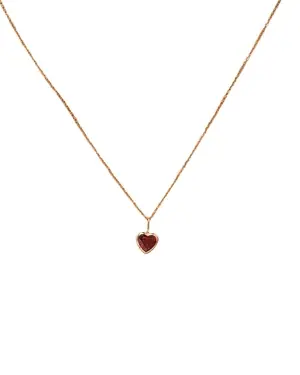 ANA LUISA Heirloom Heart Yellow Gold Necklace