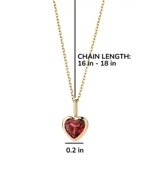 ANA LUISA Heirloom Heart Yellow Gold Necklace