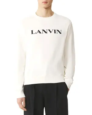 LANVIN Embroidered Cotton Sweatshirt - Cloth