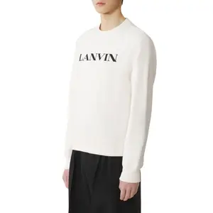 LANVIN Embroidered Cotton Sweatshirt - White.