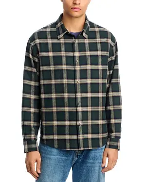 FRAME Soa Plaid Regular Fit Button Down Shirt