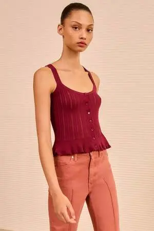 Ulla Johnson Button Up Camis Tanks For Women
