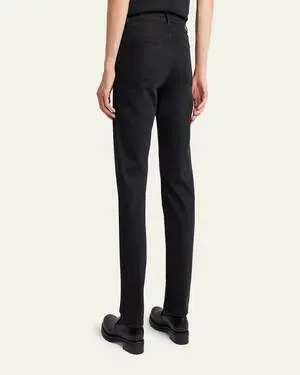 THE ROW Slim Fit Five-pocket Denim Pants