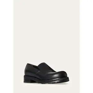 THE ROW Lug Sole Leather Loafers
