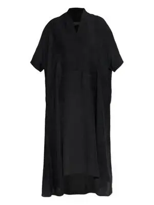 Balenciaga V-neck Midi Dress