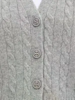 From Future Cable-knit Buttoned Cardigan