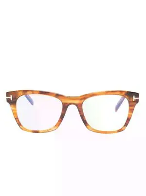 TOM FORD Square-frame Glasses - Brown