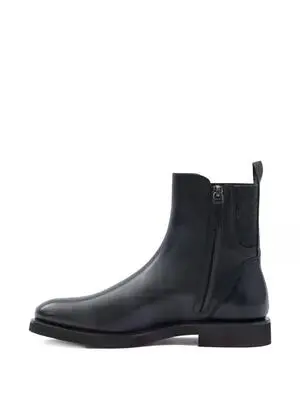 Brunello Cucinelli Leather Chelsea Boots - Black