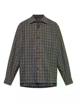 Comme Des Garçons Plaid-pattern Shirt