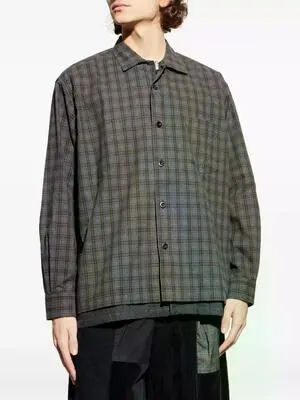 Comme Des Garçons Plaid-pattern Shirt