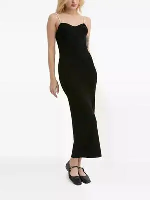From Future Pearl-strap Midi Dress