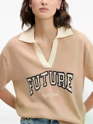 From Future Collared Sweater