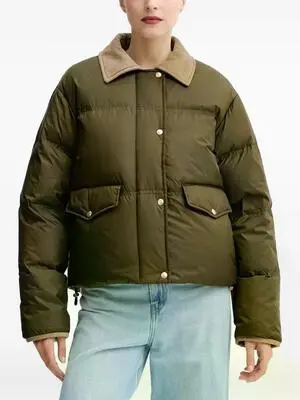 Marc O'polo Padded Jacket With Corduroy Collar