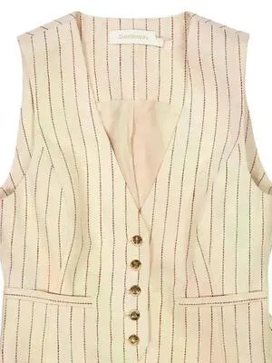 Zimmermann Pinstripe Button Vest
