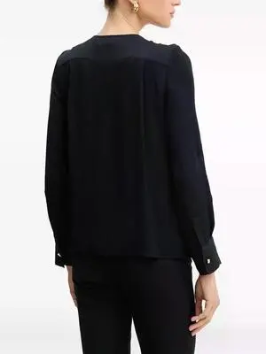 MARCIANO Keyhole Pleated Top