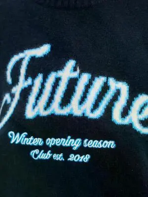 From Future Embroidered Logo Sweater