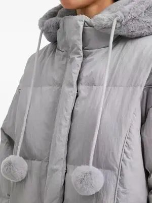 B+AB Pompom-detail Puffer Jacket