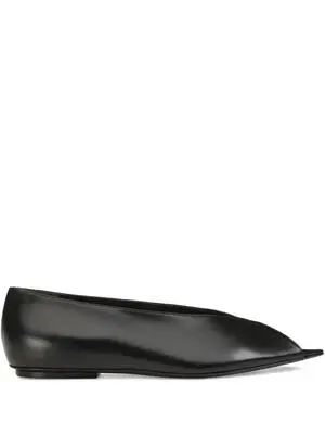 SERGIO ROSSI Open-toe Ballet Flats