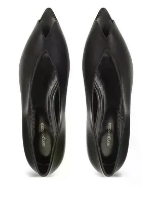 SERGIO ROSSI Open-toe Ballet Flats