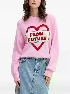 From Future Heart-graphic Sweater