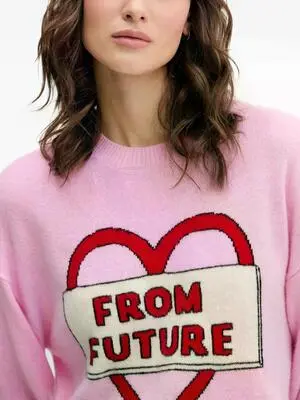 From Future Heart-graphic Sweater