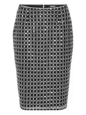 ROTATE BY BIRGER CHRISTENSEN Beaded-embellishment Midi Skirt
