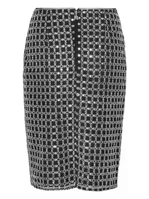 ROTATE BY BIRGER CHRISTENSEN Beaded-embellishment Midi Skirt