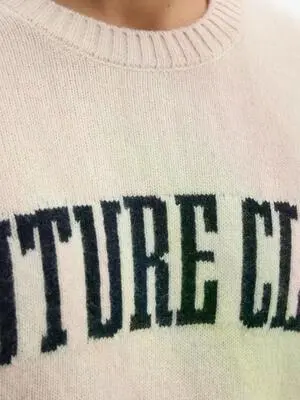 From Future Crew-neck Cashmere Graphic Sweater