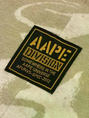 AAPE BY *A BATHING APE Graphic Print Zip-up Hoodie