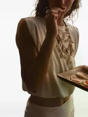 Johanna Ortiz Muraya Cropped T-shirt