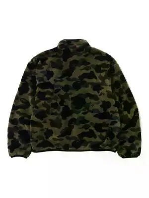 A BATHING APE Camouflage-pattern Zip-up Jacket