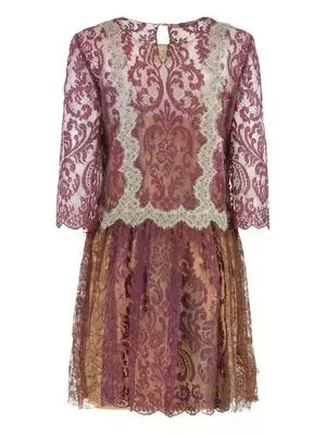 Alberta Ferretti Lace Mini Dress