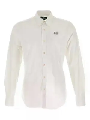 LA MARTINA Button-down Embroidered Shirt