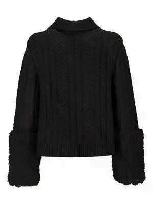 Moncler Cable-knit Cardigan