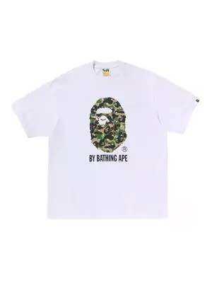 A BATHING APE Camouflage-print T-shirt - White