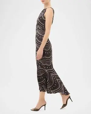 Misa Patricia Midi Dress - Stranded P