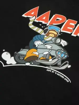 AAPE BY *A BATHING APE Graphic-print Crew-neck Sweatshirt