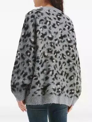 B+AB Animal Print Cardigan With Pockets