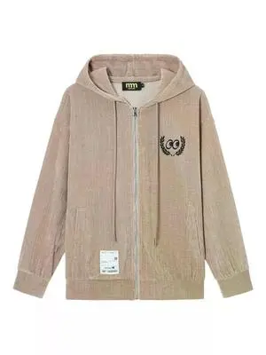 MINI CREAM Corduroy Zip-up Hoodie