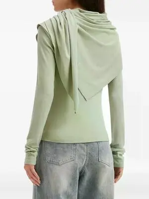 B+AB Scarf-neck Long-sleeve Top