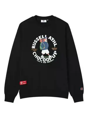 CHOCOOLATE Graphic-print Crew-neck Sweatshirt