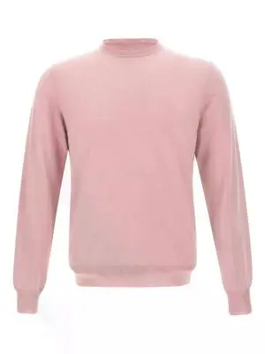 FILIPPO DE LAURENTIIS Crew-neck Ribbed Jumper - Pink