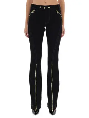 Versace Jeans Couture Zip Up Pants For Women