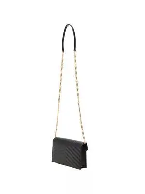 Saint Laurent Small Envelope Wallet-on-chain - Black