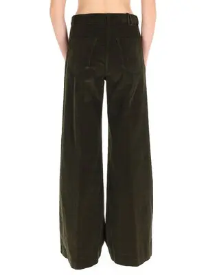 Aspesi Wide Leg Velvet Trousers