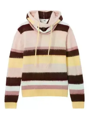 B+AB Striped Hooded Sweater